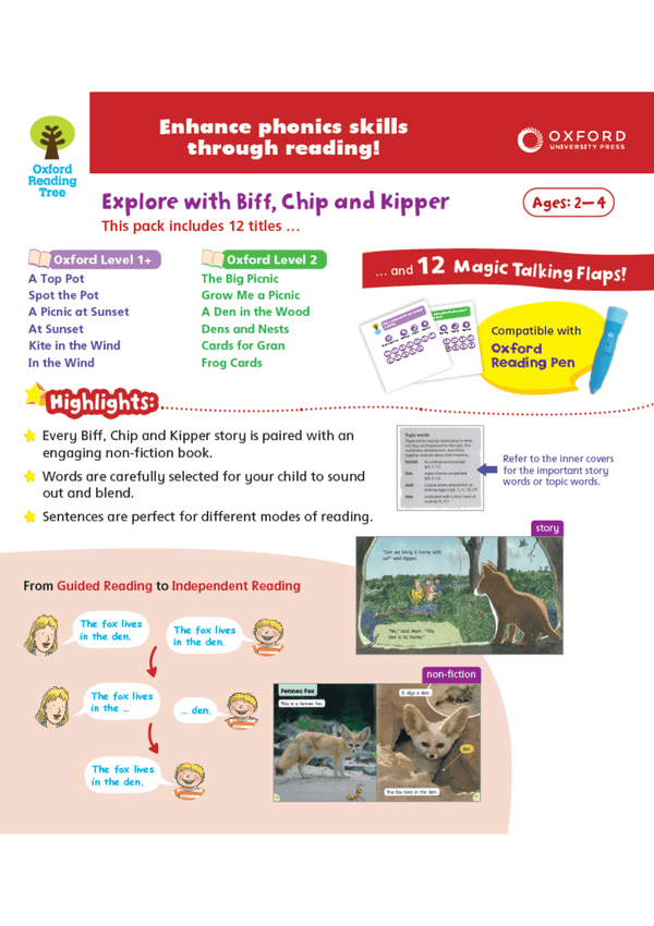 Oxford Reading Tree - Explore with Biff, Chip and Kipper 科普故事套裝 | 牛津點讀